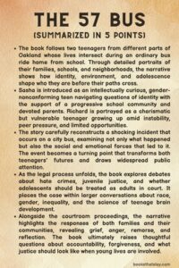 The 57 Bus Summary, Characters and Themes