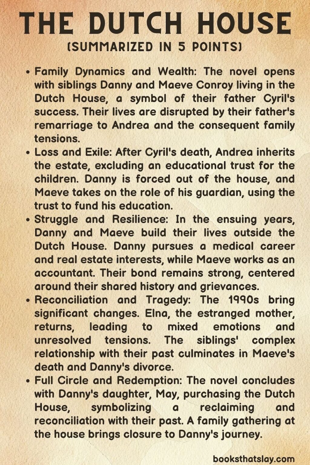 The Dutch House Summary, Characters and Themes