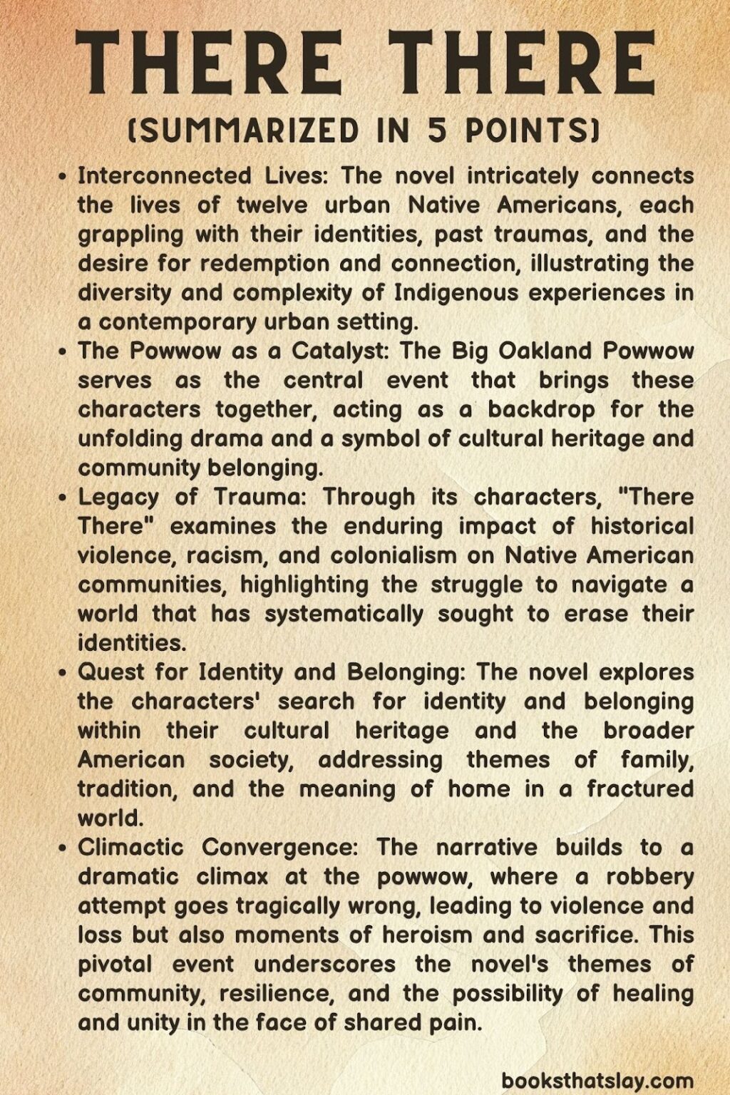 There There Summary, Characters and Themes