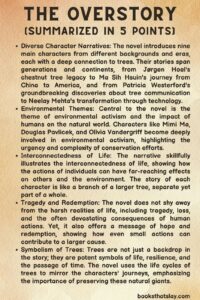 The Overstory Summary, Characters and Themes