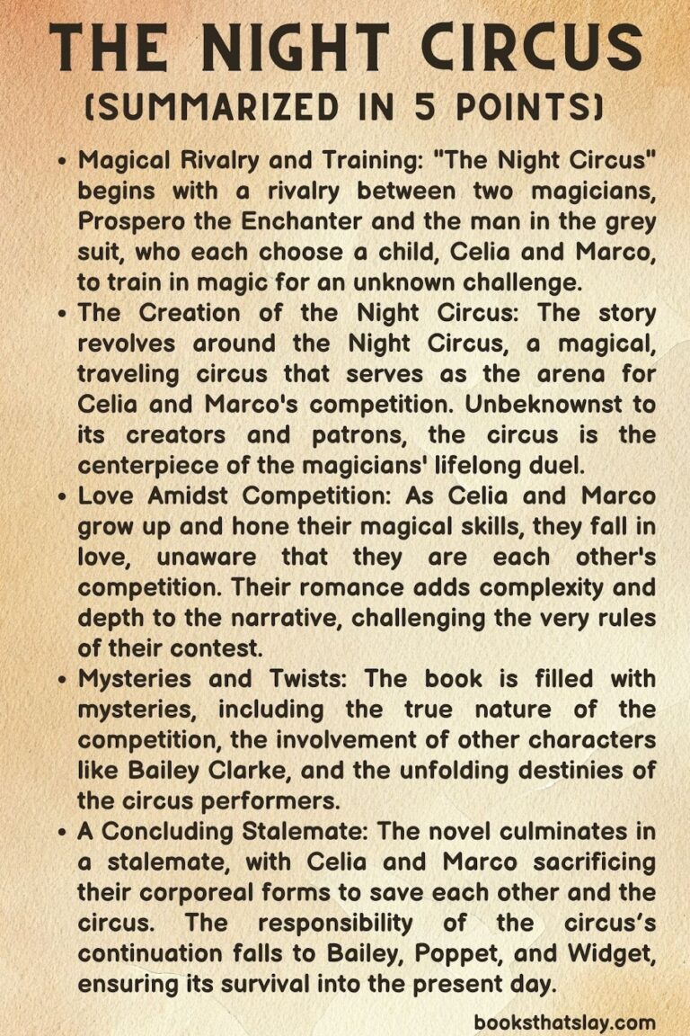 The Night Circus Summary, Characters and Themes