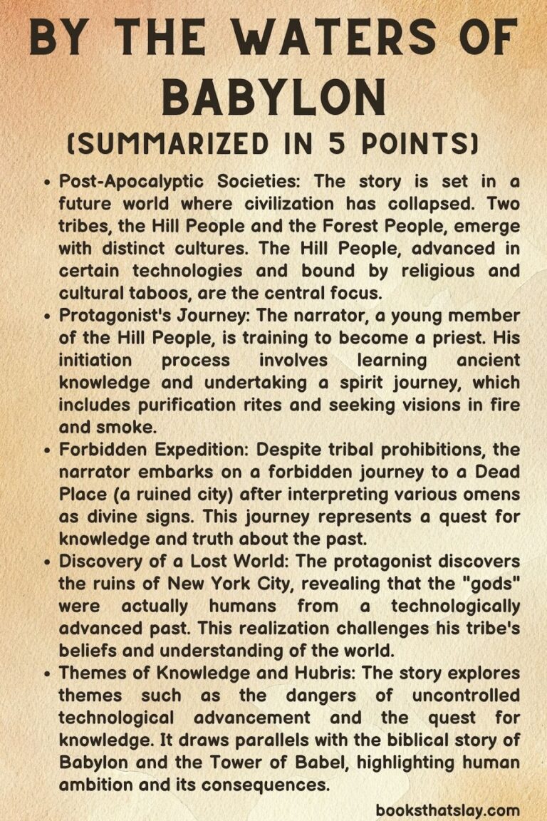 By The Waters of Babylon Summary and Key Themes
