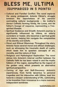 Bless Me, Ultima Summary, Characters and Themes