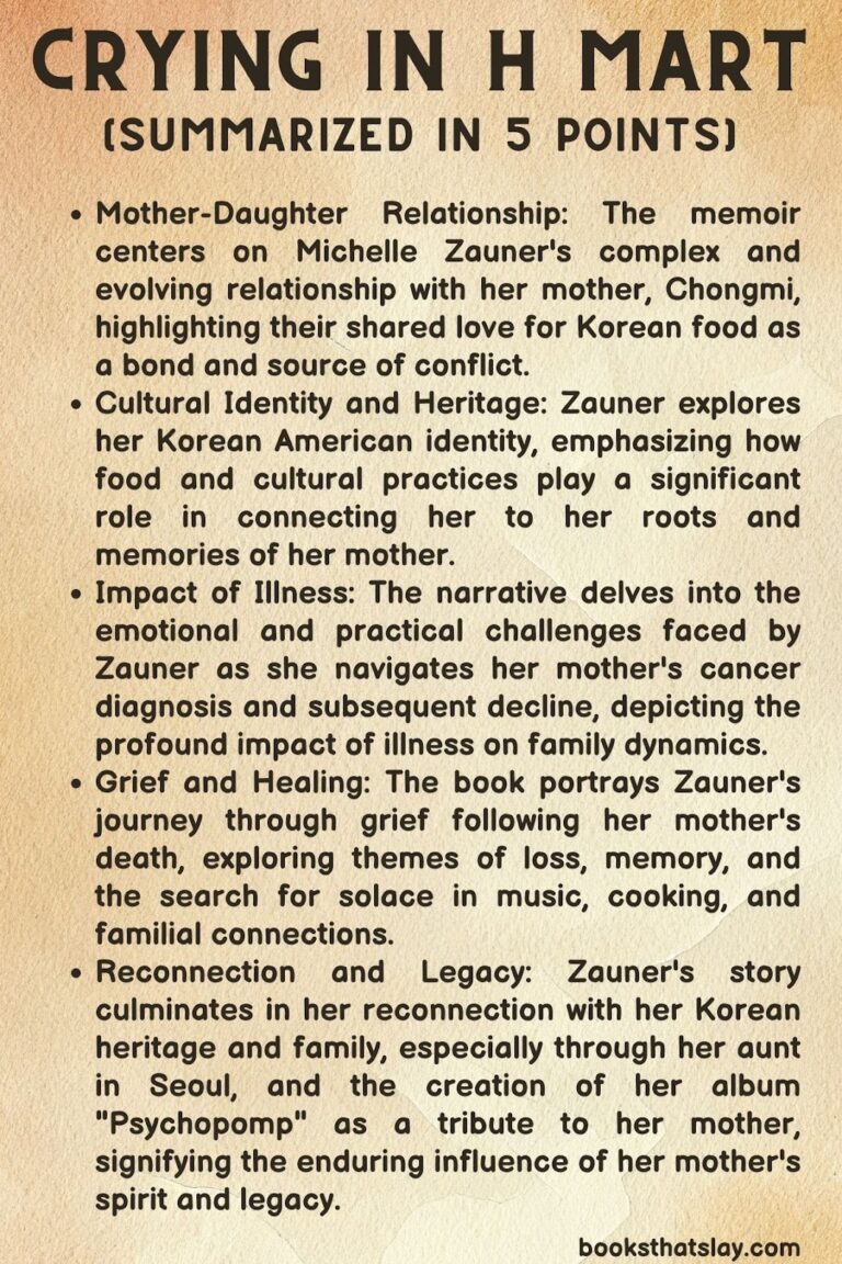 Crying in H Mart Summary and Key Themes