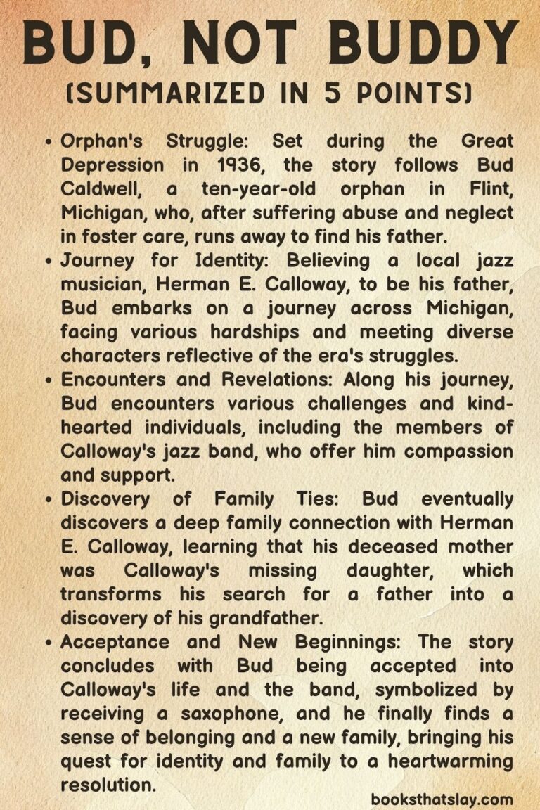 Bud, Not Buddy Summary and Key Themes