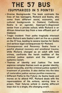 The 57 Bus Summary, Characters and Themes