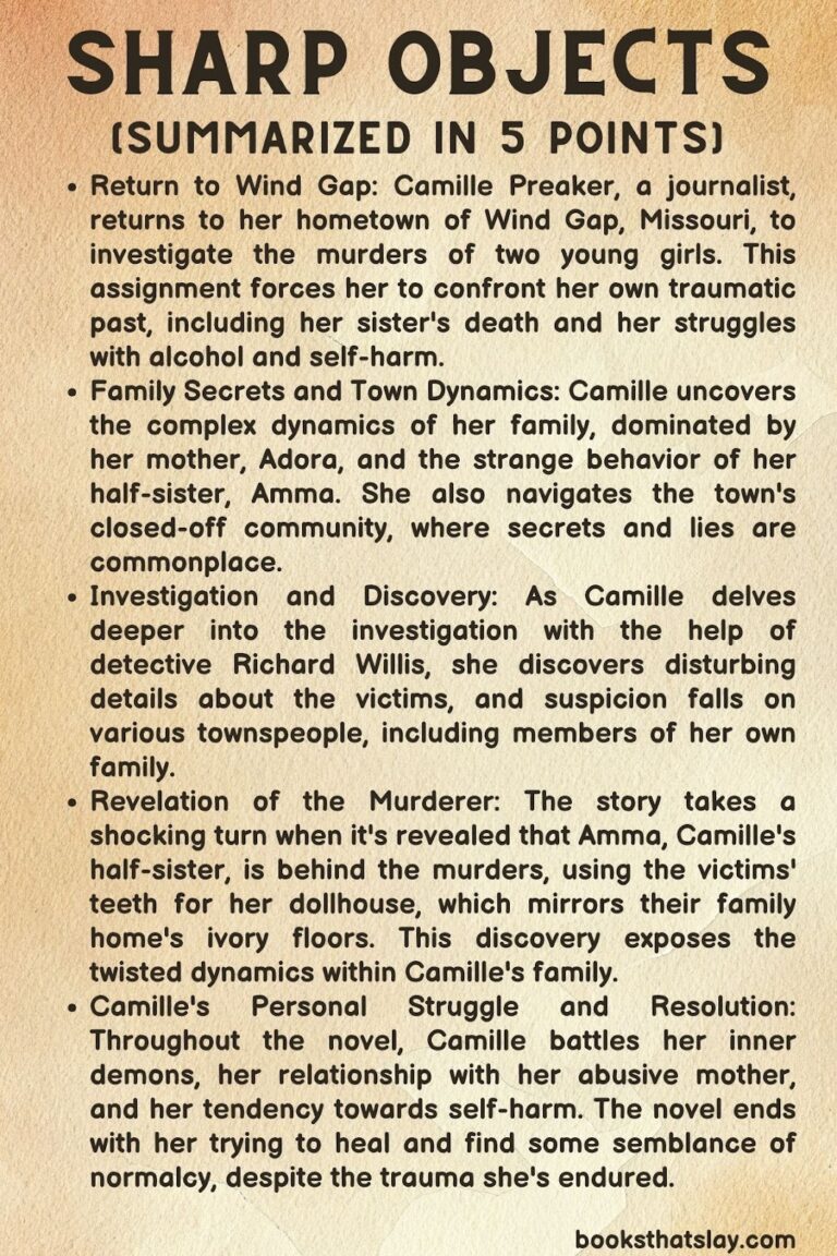 Sharp Objects Summary, Characters and Themes