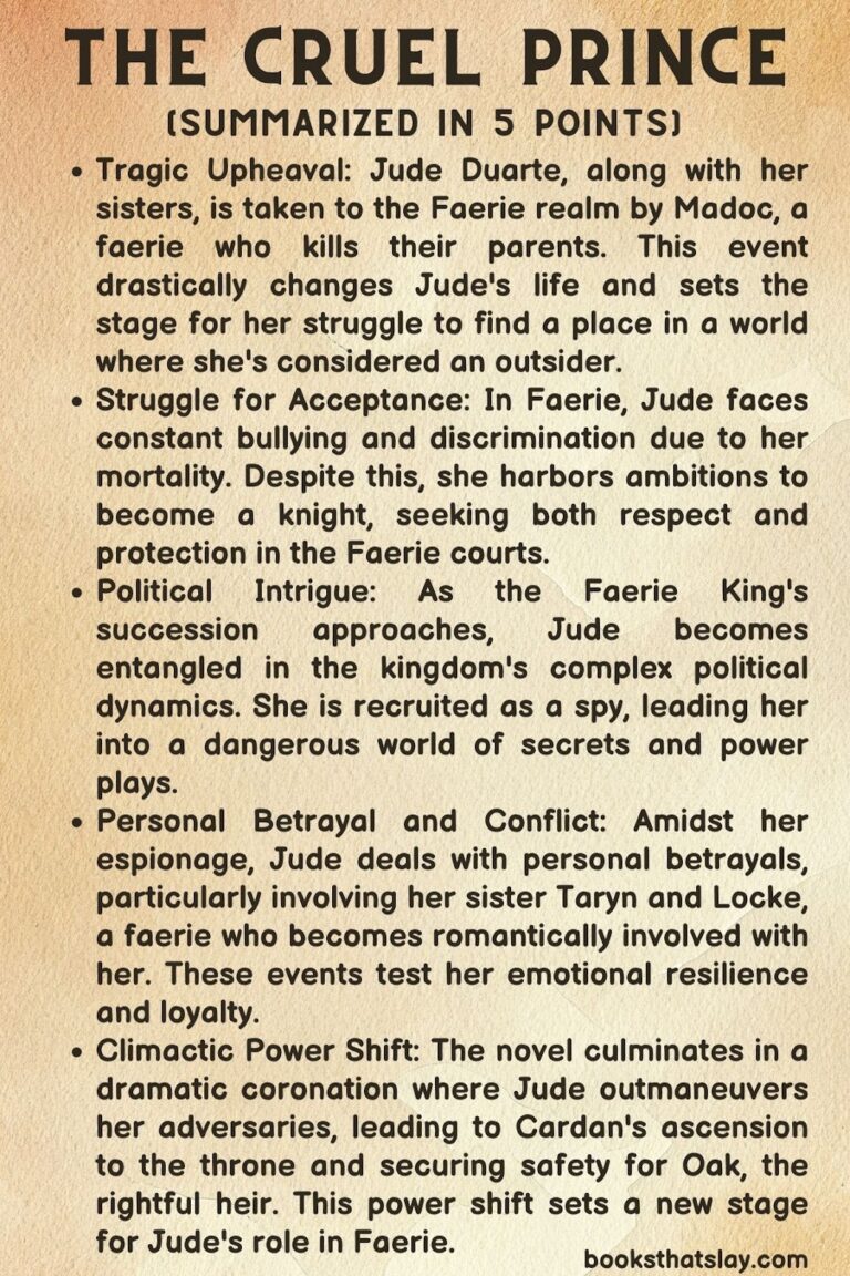 The Cruel Prince Summary, Characters and Themes