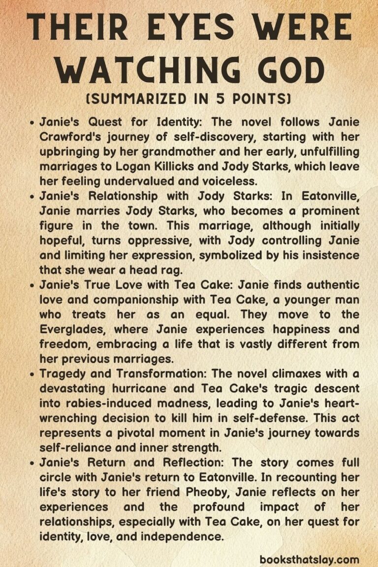 Their Eyes Were Watching God Summary, Characters and Themes