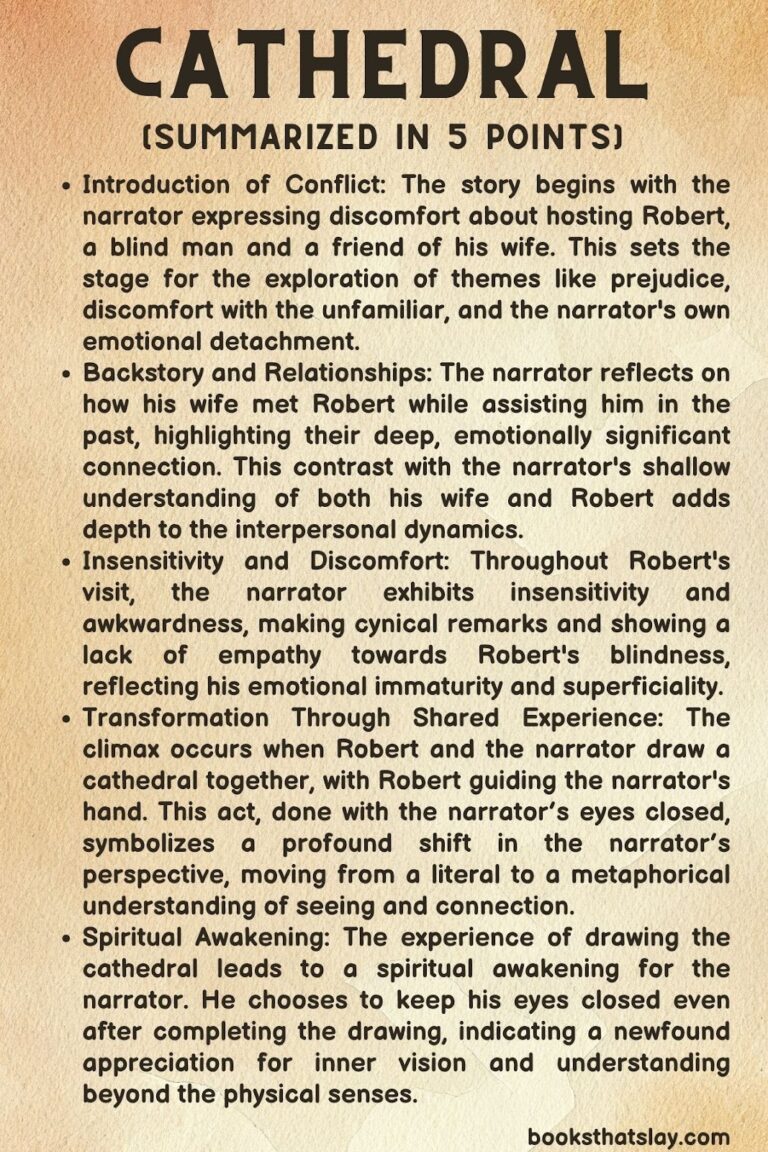 Cathedral Summary, Characters and Themes | Raymond Carver
