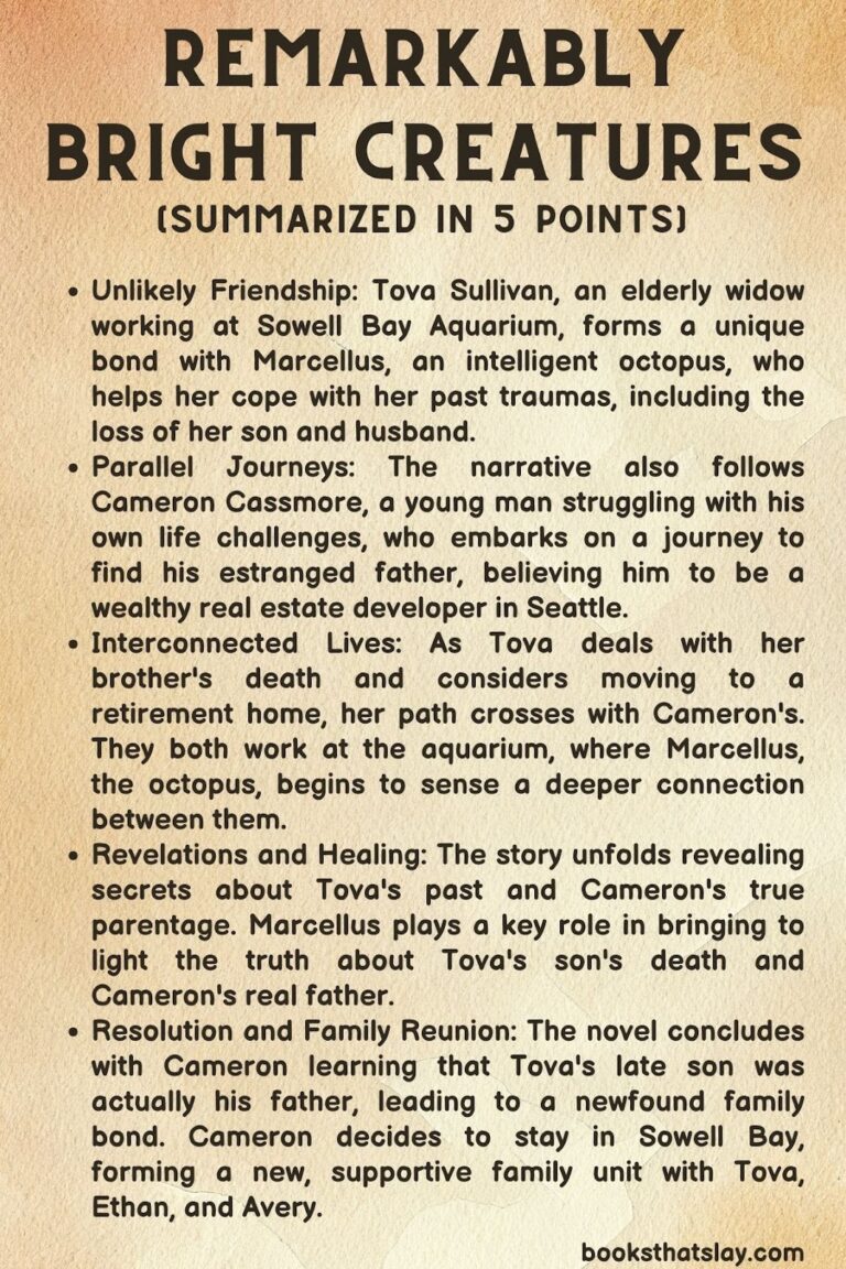 Remarkably Bright Creatures Summary, Characters and Themes