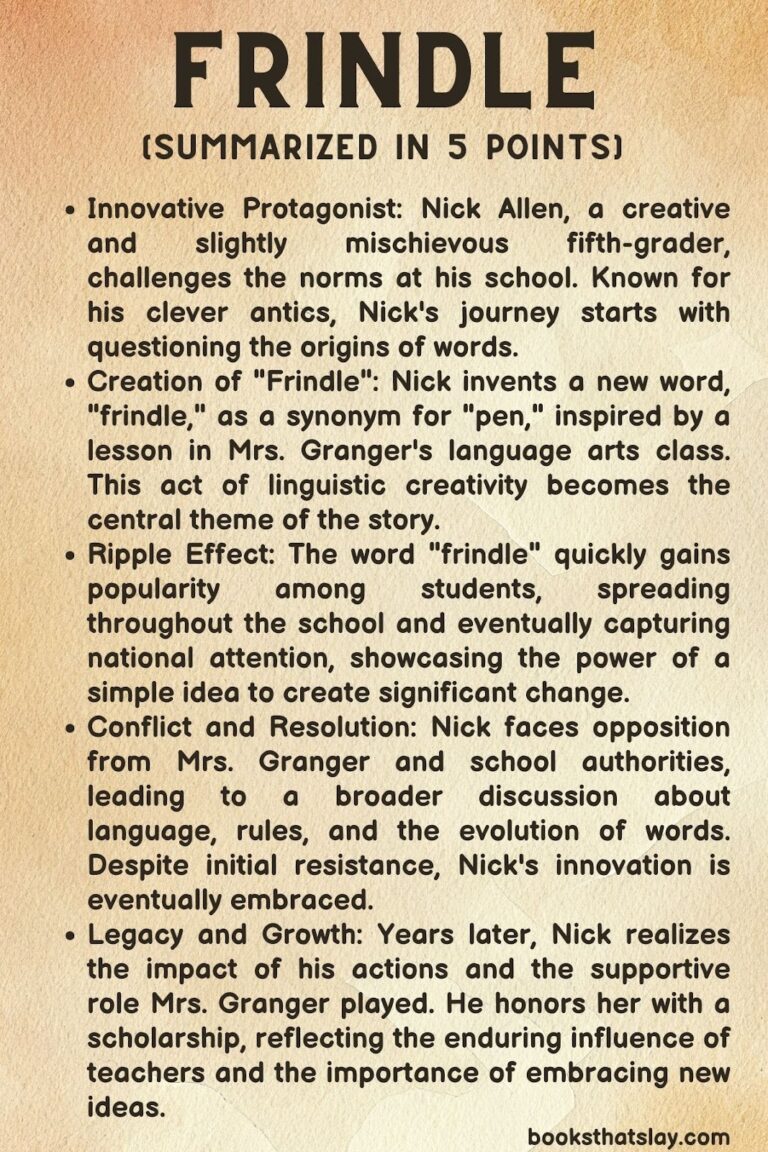 Frindle Summary, Characters and Themes