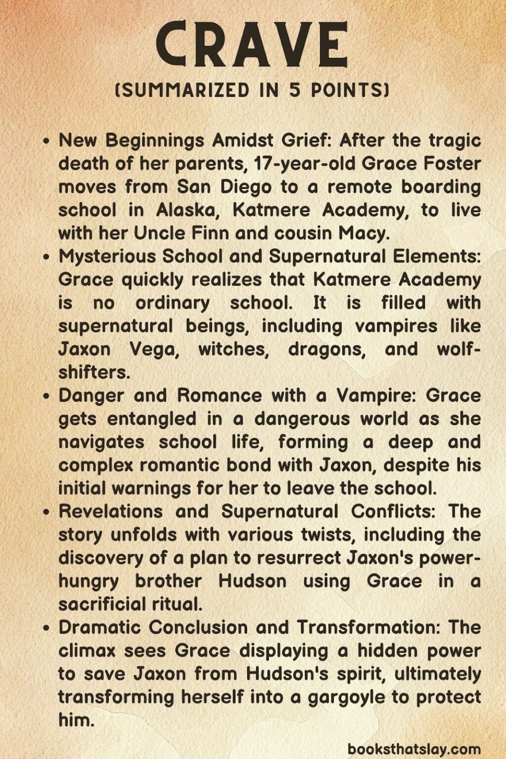 Crave Summary, Characters and Themes | Tracy Wolff