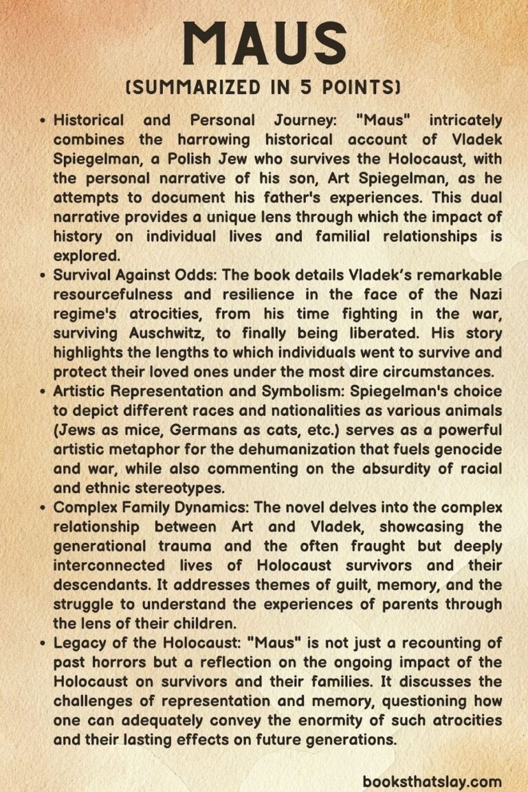 Maus Summary, Characters and Themes | Art Spiegelman