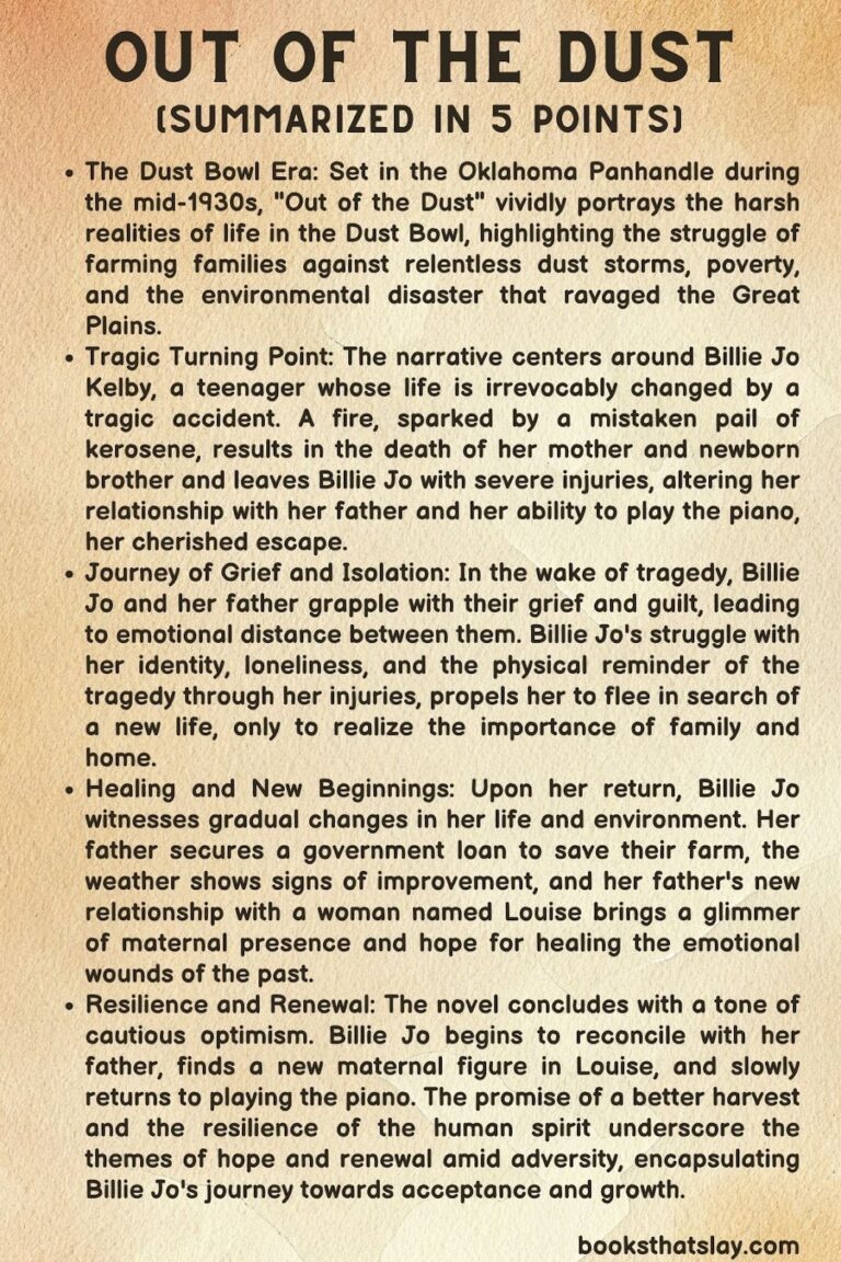 Out of the Dust Summary, Characters and Themes