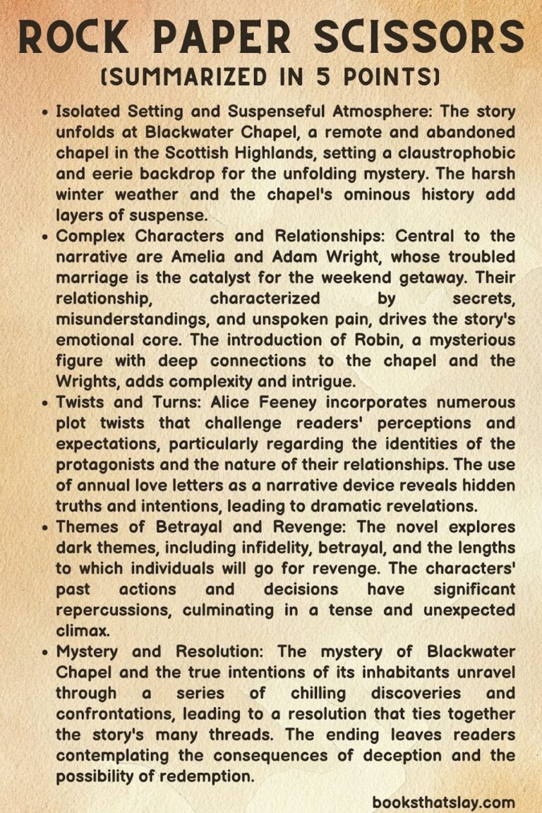 Rock Paper Scissors Summary, Characters and Themes