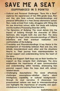 Save Me a Seat Summary, Characters and Themes