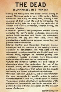 The Dead by James Joyce Summary, Characters and Themes