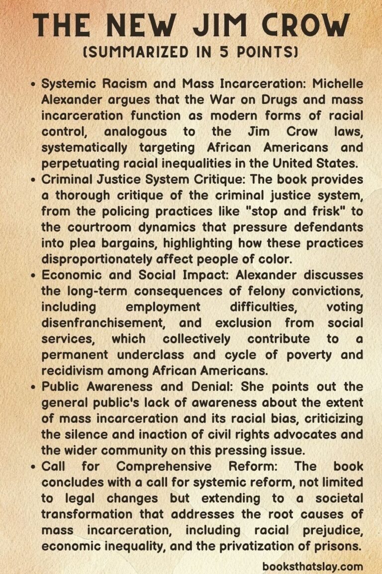 The New Jim Crow Summary, Review and Themes
