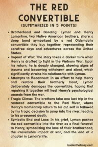 The Red Convertible Summary, Characters and Themes