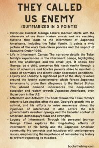 They Called Us Enemy Summary, Characters and Themes