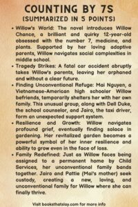 Counting by 7s Summary, Characters and Themes