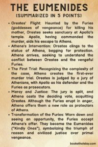 The Eumenides Summary, Characters and Themes