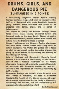 Drums, Girls, and Dangerous Pie Summary, Characters and Themes