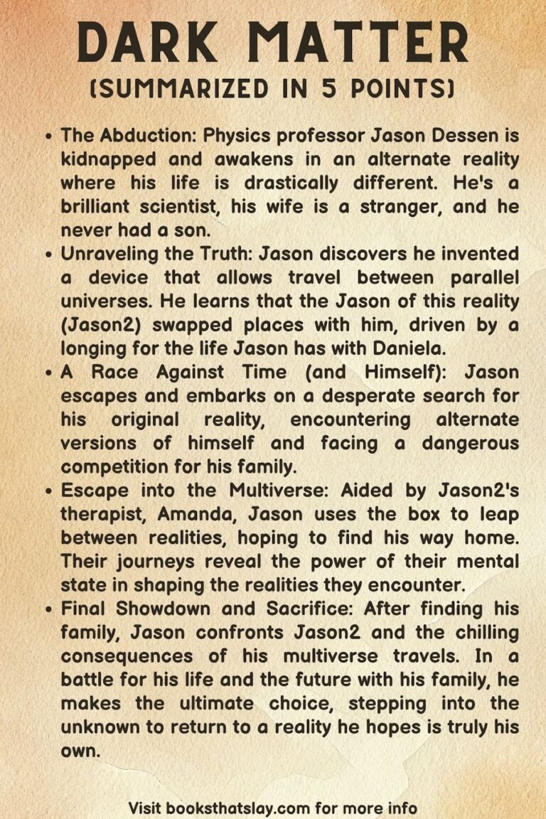 Dark Matter Summary, Characters and Themes