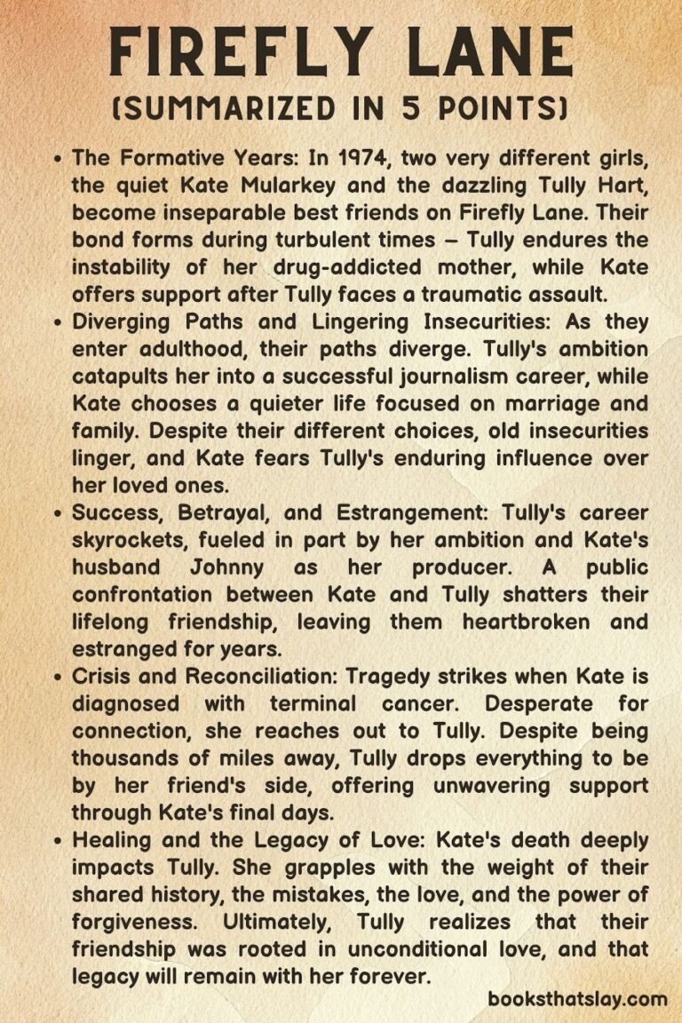 Firefly Lane Summary, Characters and Themes