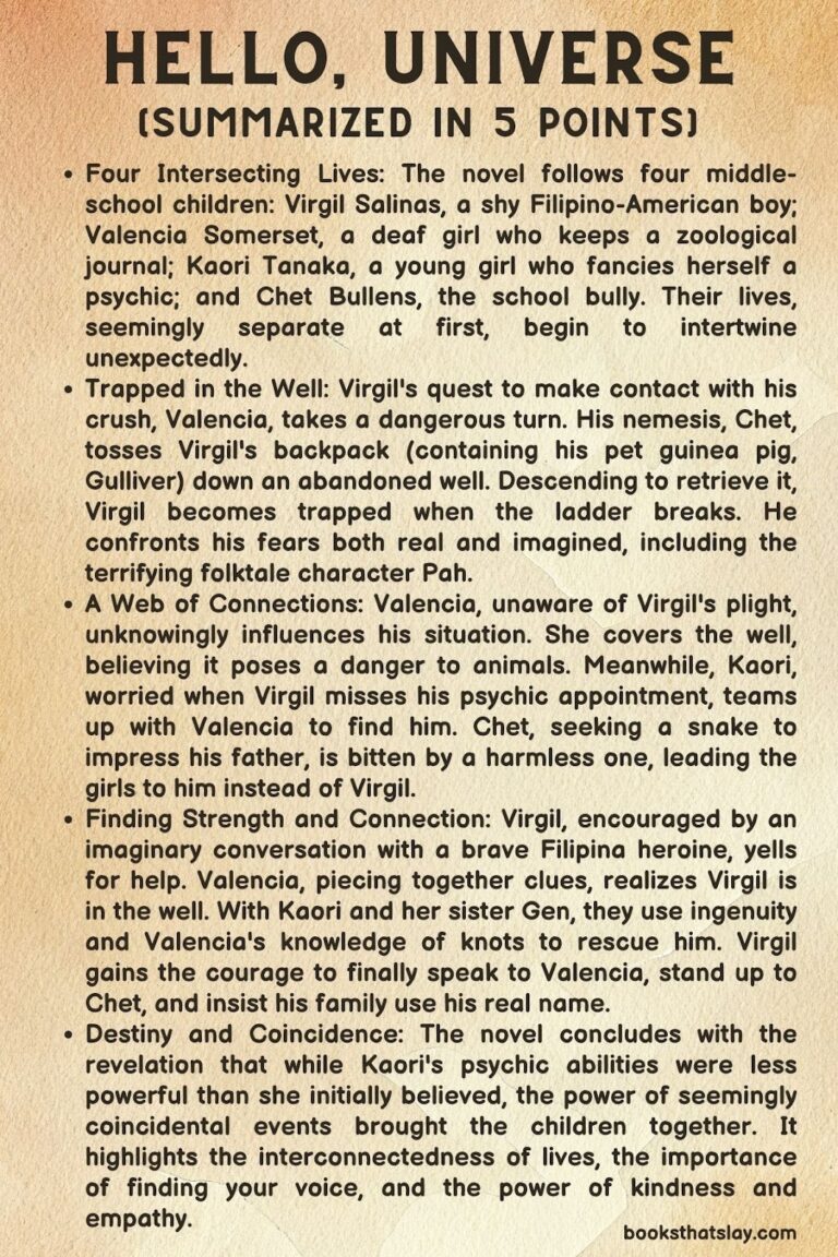 Hello, Universe Summary, Characters and Themes