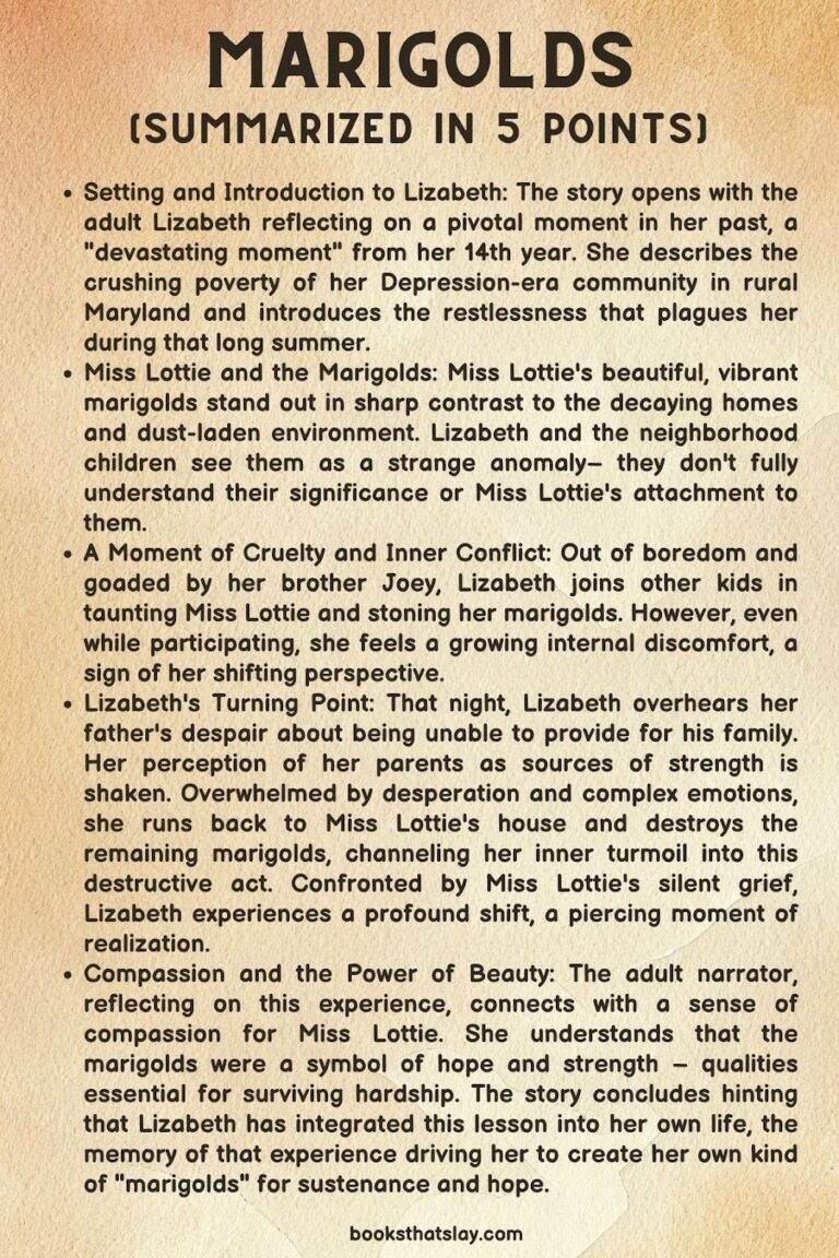 Marigolds by Eugenia Collier Summary, Characters and Themes