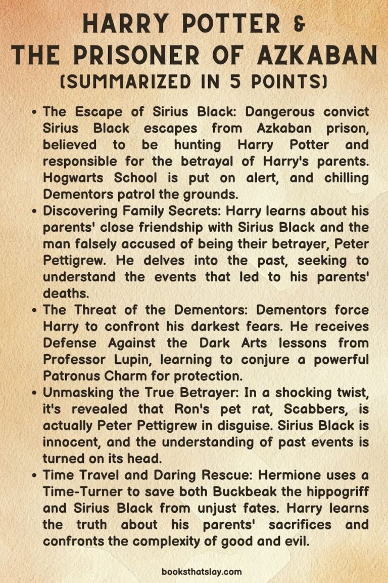 Harry Potter and the Prisoner of Azkaban Summary, Characters and Themes