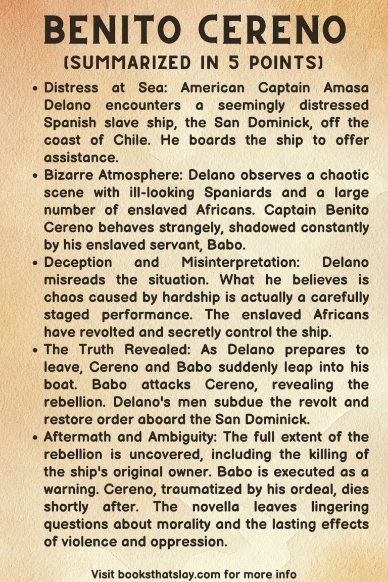 Benito Cereno Summary, Characters and Themes