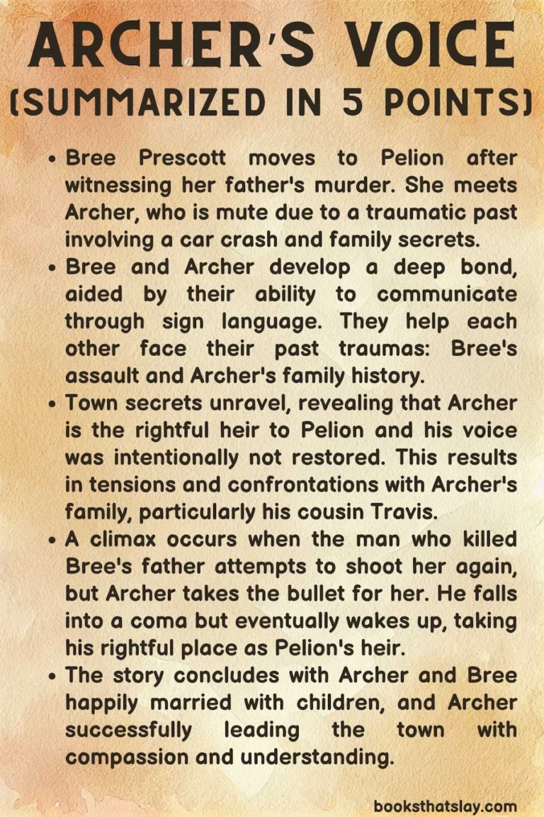 Archer's Voice Summary, Characters and Themes