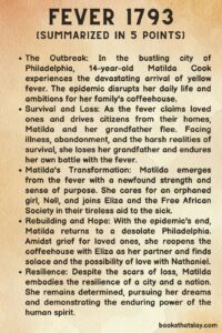 Fever 1793 Summary, Characters and Themes