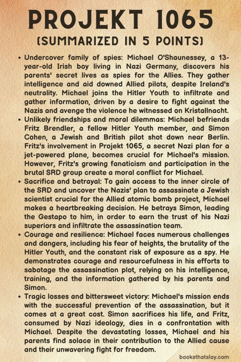 Projekt 1065 Summary, Characters and Themes