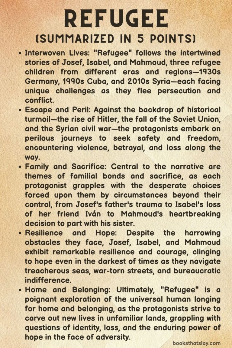 Refugee Summary, Characters and Themes | Alan Gratz