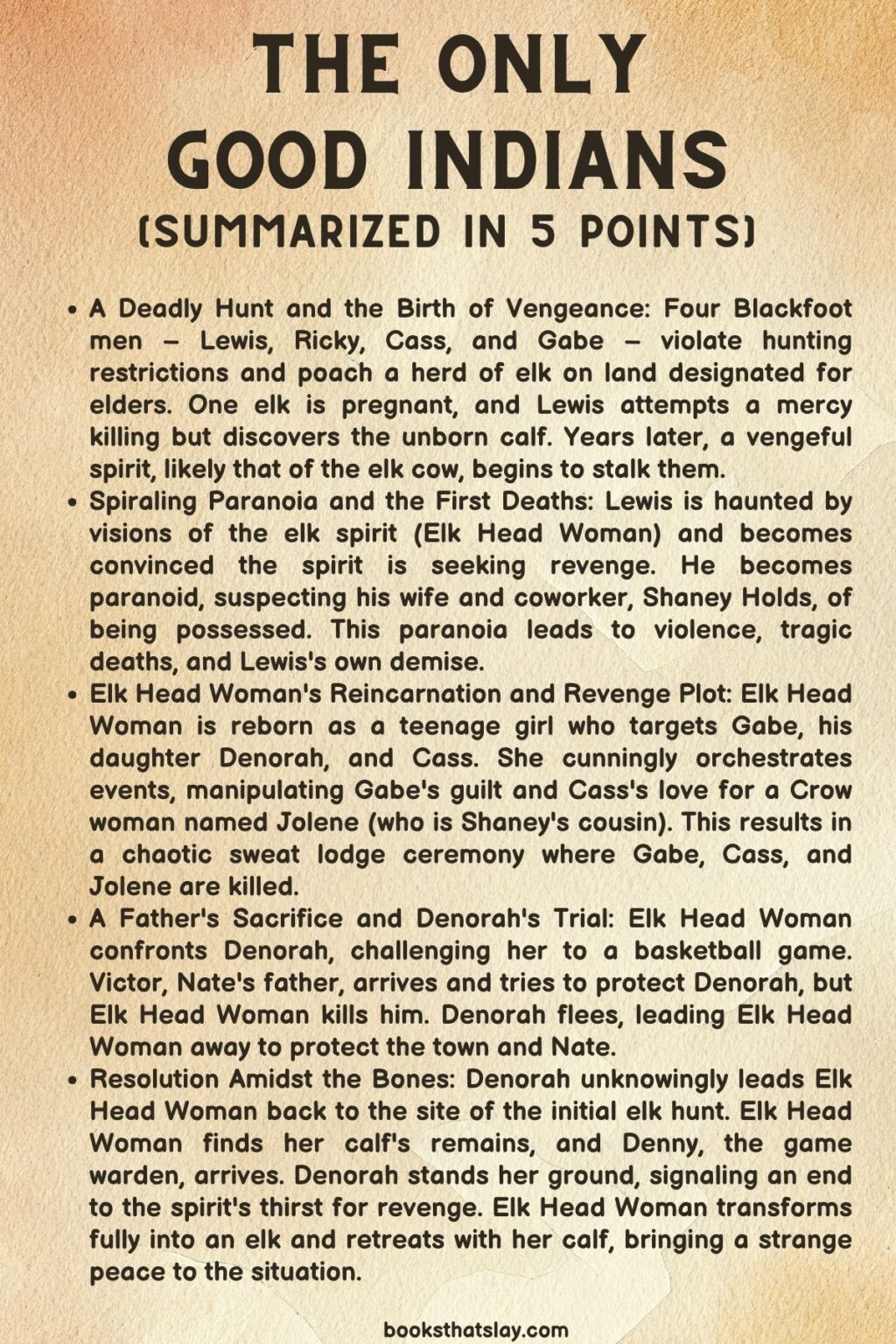 The Only Good Indians Summary, Characters and Themes