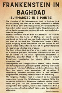Frankenstein in Baghdad Summary, Characters and Themes