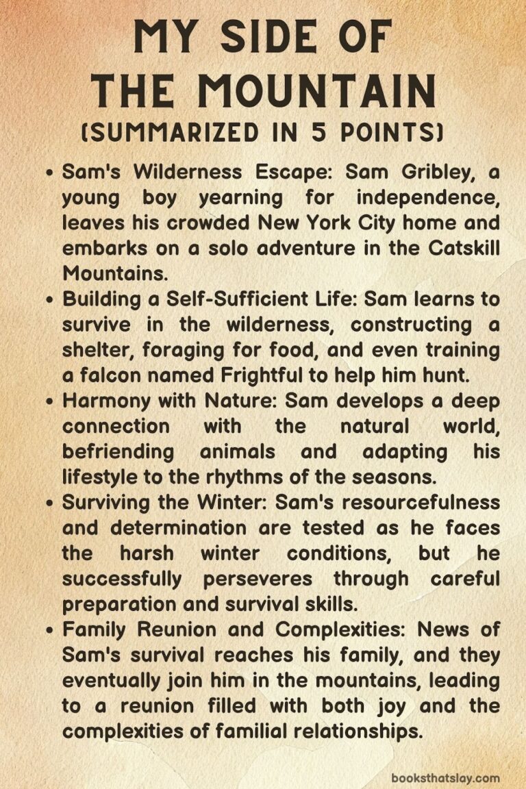 My Side Of The Mountain Summary and Themes