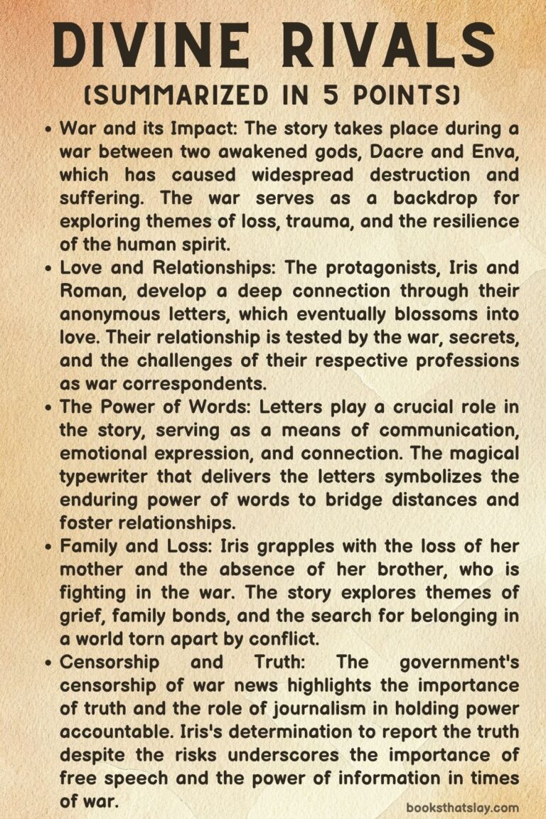 Divine Rivals Summary, Characters and Themes