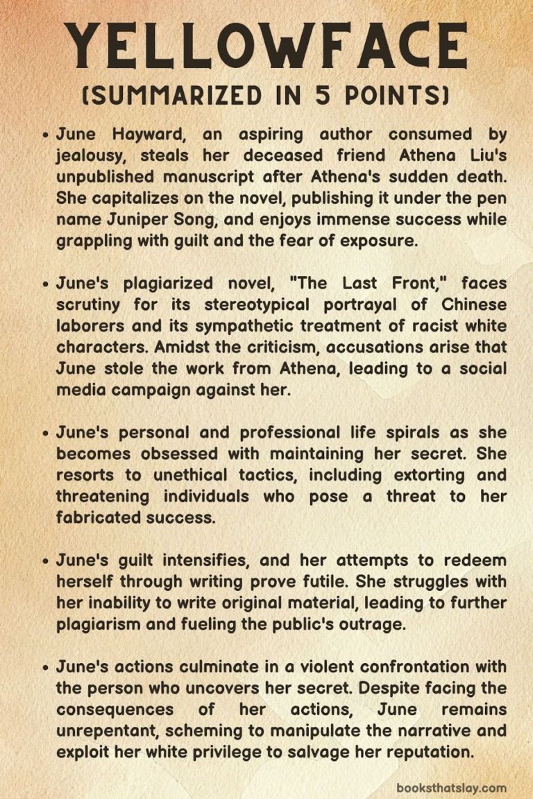 Yellowface Summary, Characters and Themes