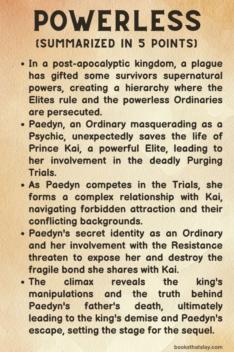 Powerless by Lauren Roberts Summary, Characters and Themes