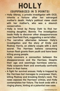 Holly by Stephen King Summary, Characters and Themes