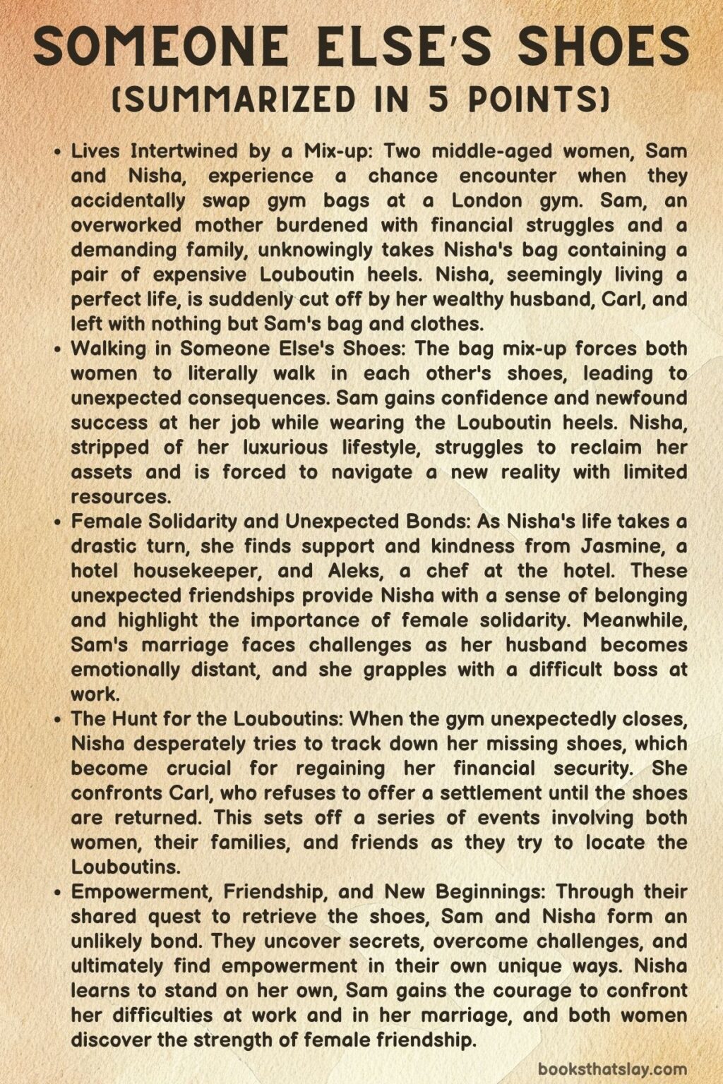 Someone Else's Shoes Summary, Characters and Themes