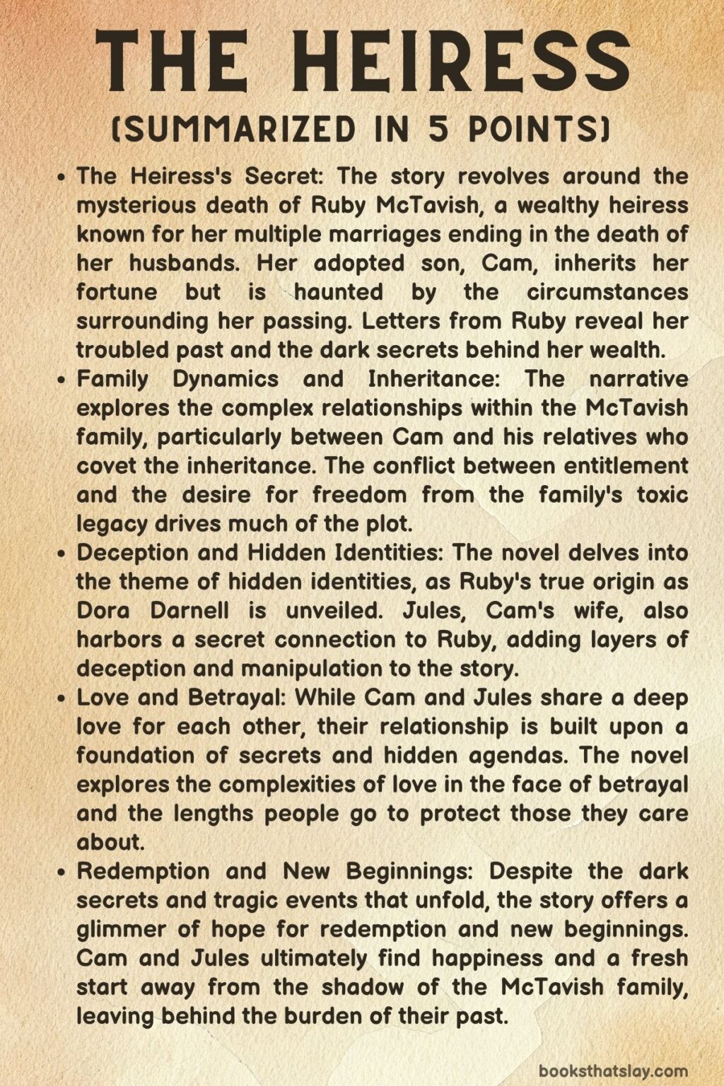 The Heiress by Rachel Hawkins Summary, Characters and Themes