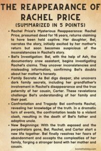 The Reappearance of Rachel Price Summary, Characters and Themes