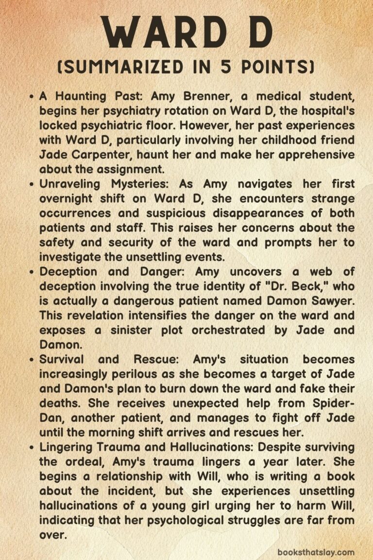 Ward D Summary, Characters and Themes