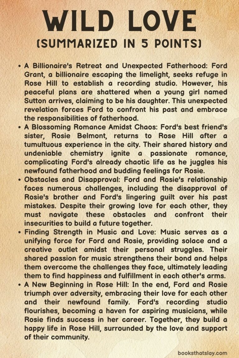 Wild Love by Elsie Silver Summary, Characters and Themes